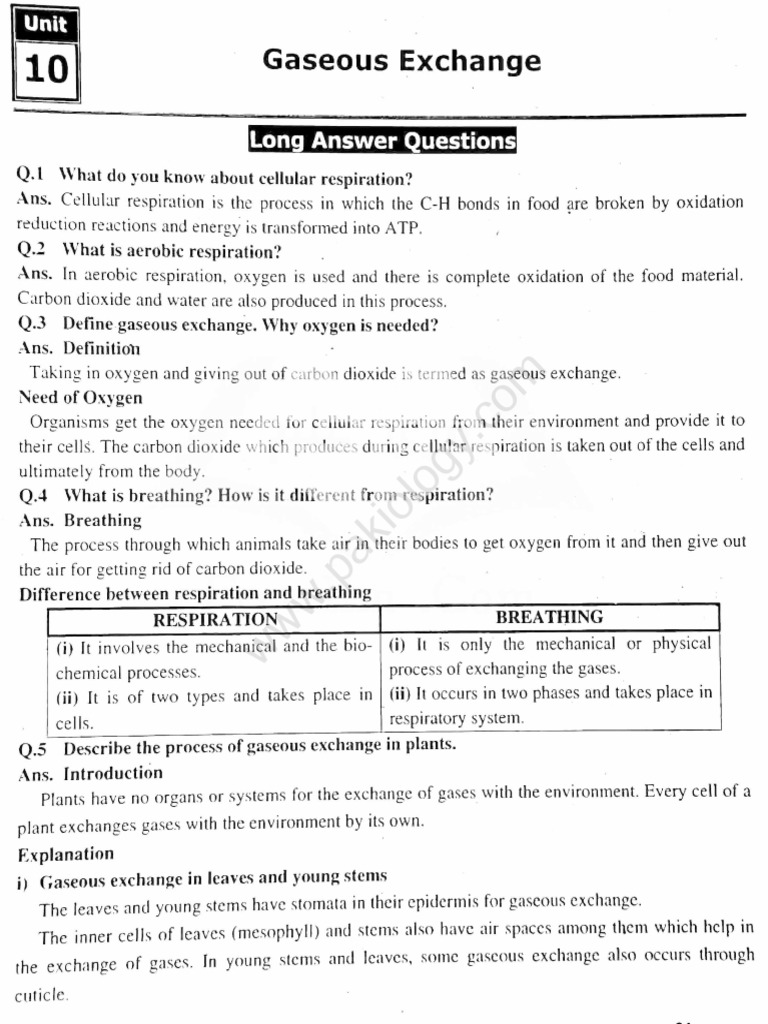 10th Biology Full Notes | PDF