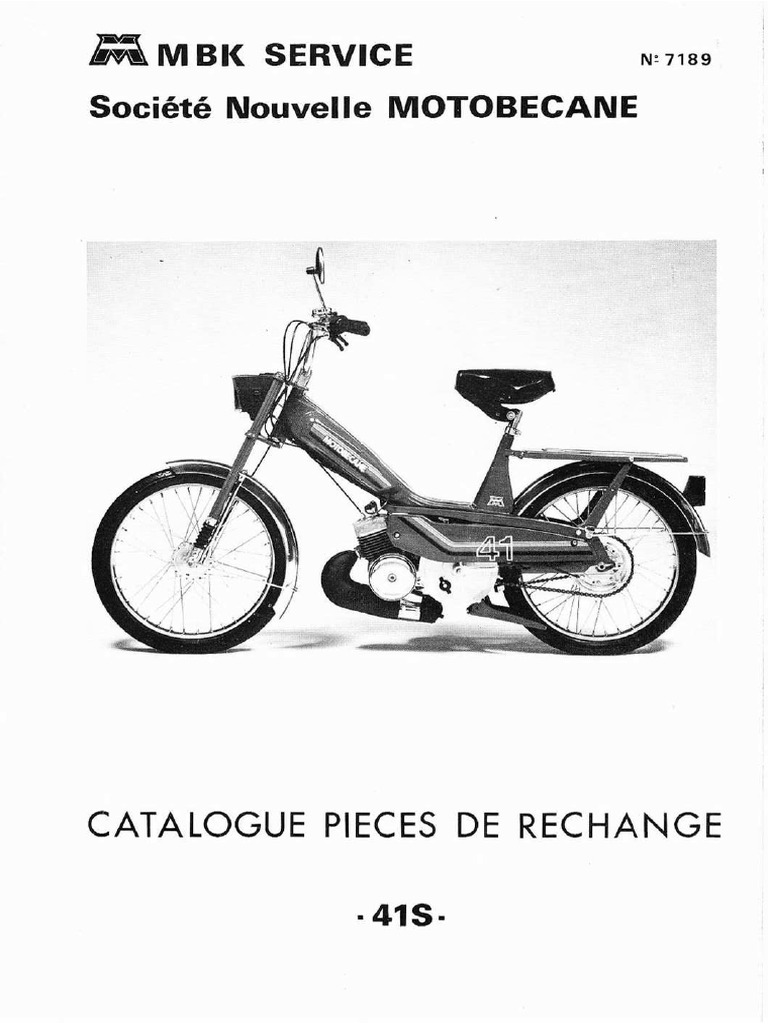 MBK 41S Manuel Pieces Detachees | PDF