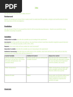 Effervescent Tablet Reaction Study | PDF | Experiment | Chemical Reactions