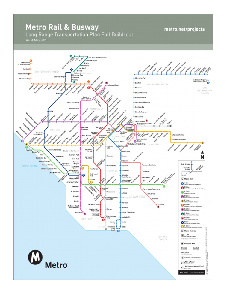 LA Metro Map | PDF