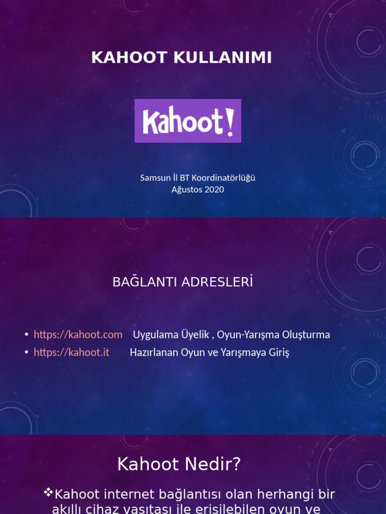 Kahoot Kullanimi | PDF