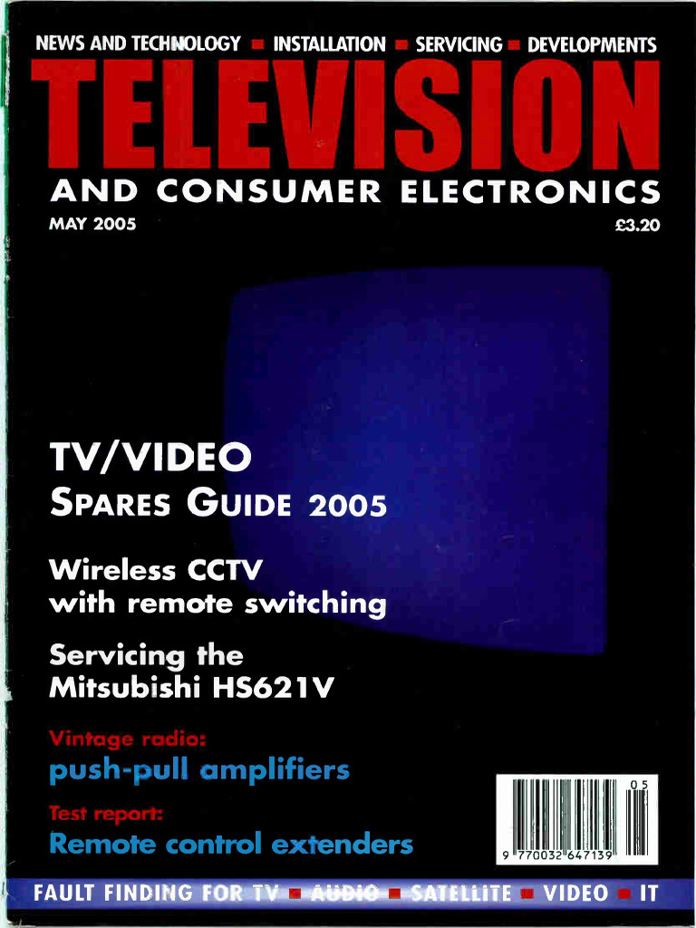 TV and Electronics Repair Guide 2005 | PDF