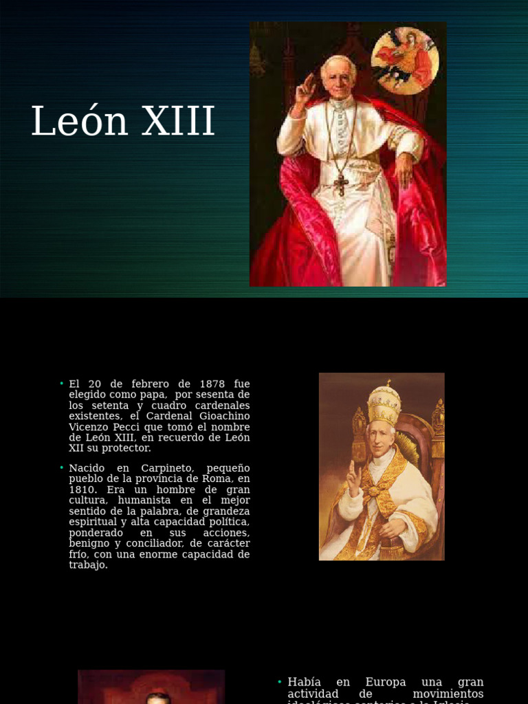 León XIII | PDF | Ciencias Políticas