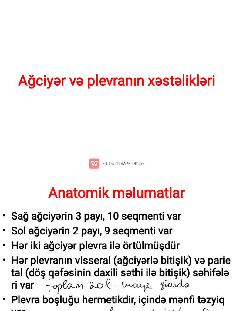 Agciyer Ve Plevranin Xestelikleri | PDF