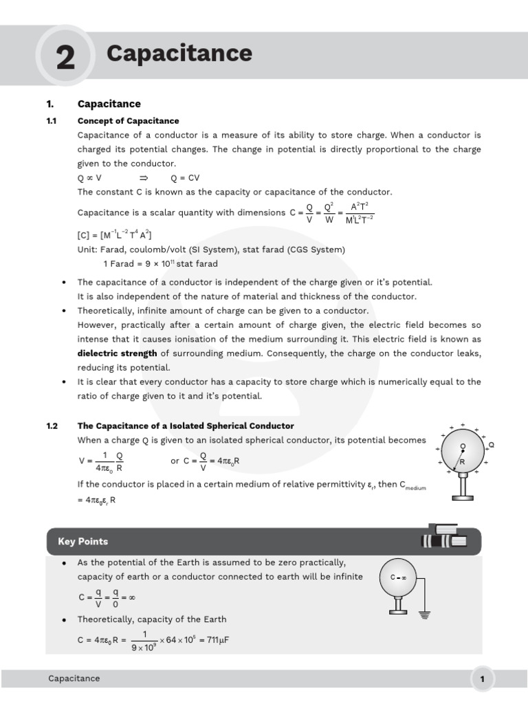Capacitance 4.0 | PDF | Capacitance | Capacitor