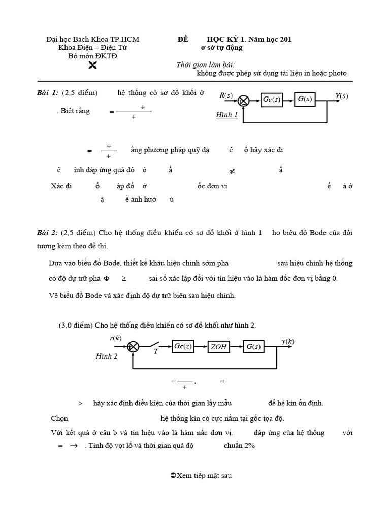De Thi - CSTD - HK1 - 1314 - Dap An | PDF