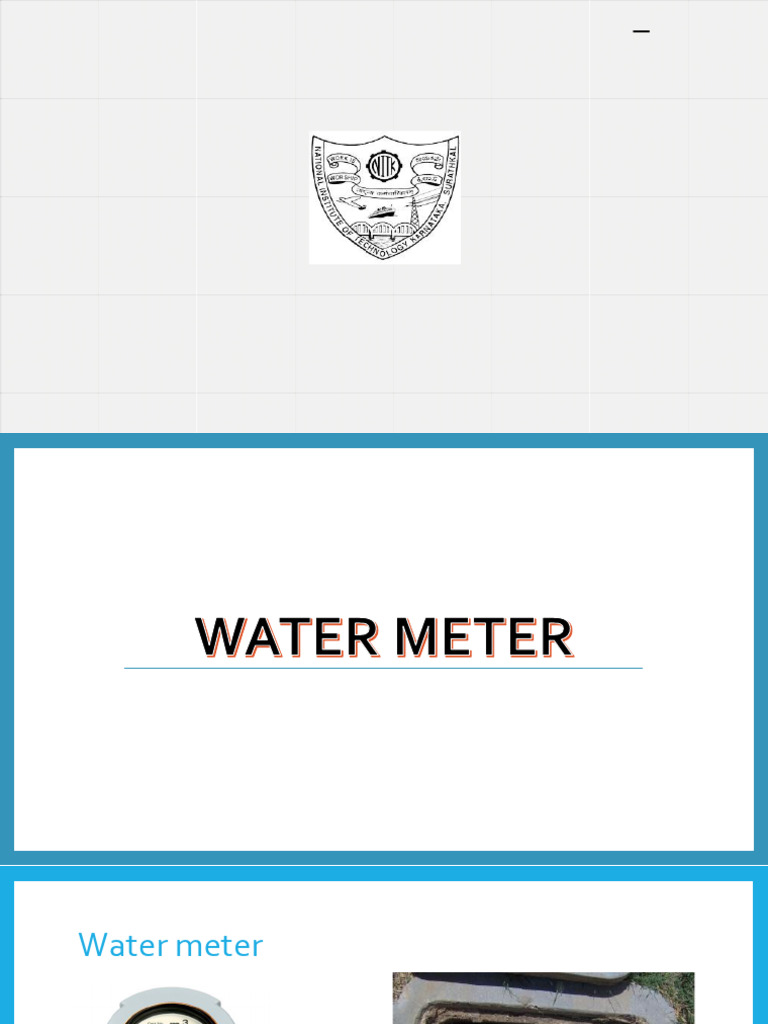 Water Meter | PDF