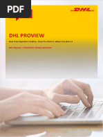 MyDHL+ Shipment Creation Guide | PDF