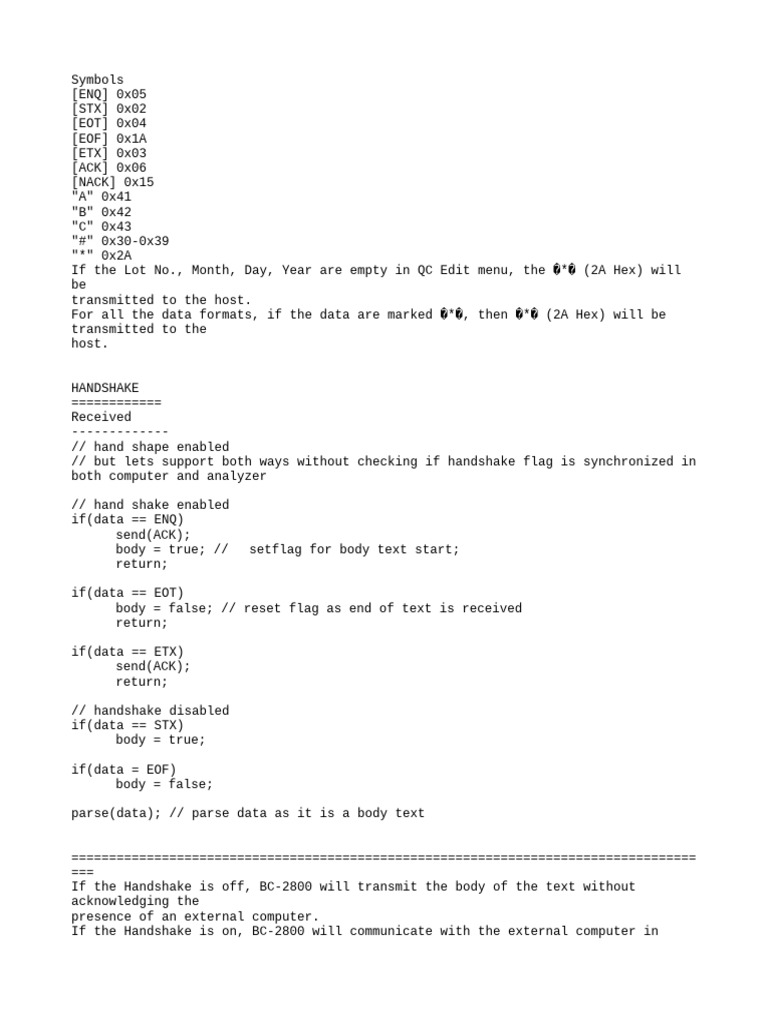 Analyzer Communicatio Protocol | PDF | Transmission Control Protocol ...