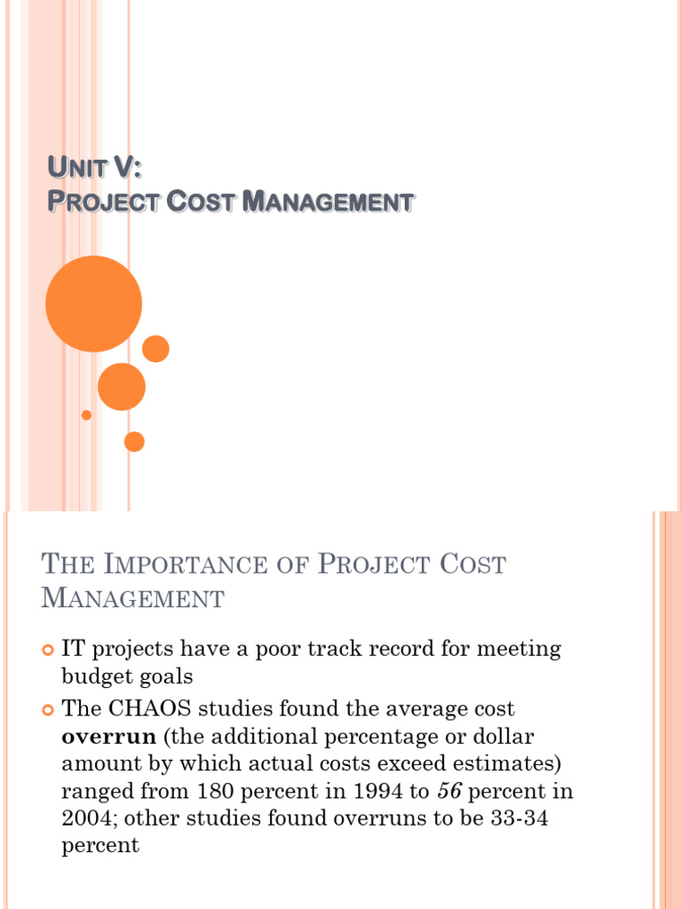 Understanding Cost Overruns in Projects | PDF | Estimator | Business