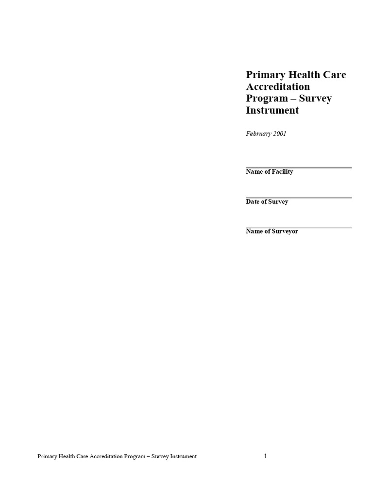 PHC Standards English All | PDF | Medical Diagnosis | Medical Record