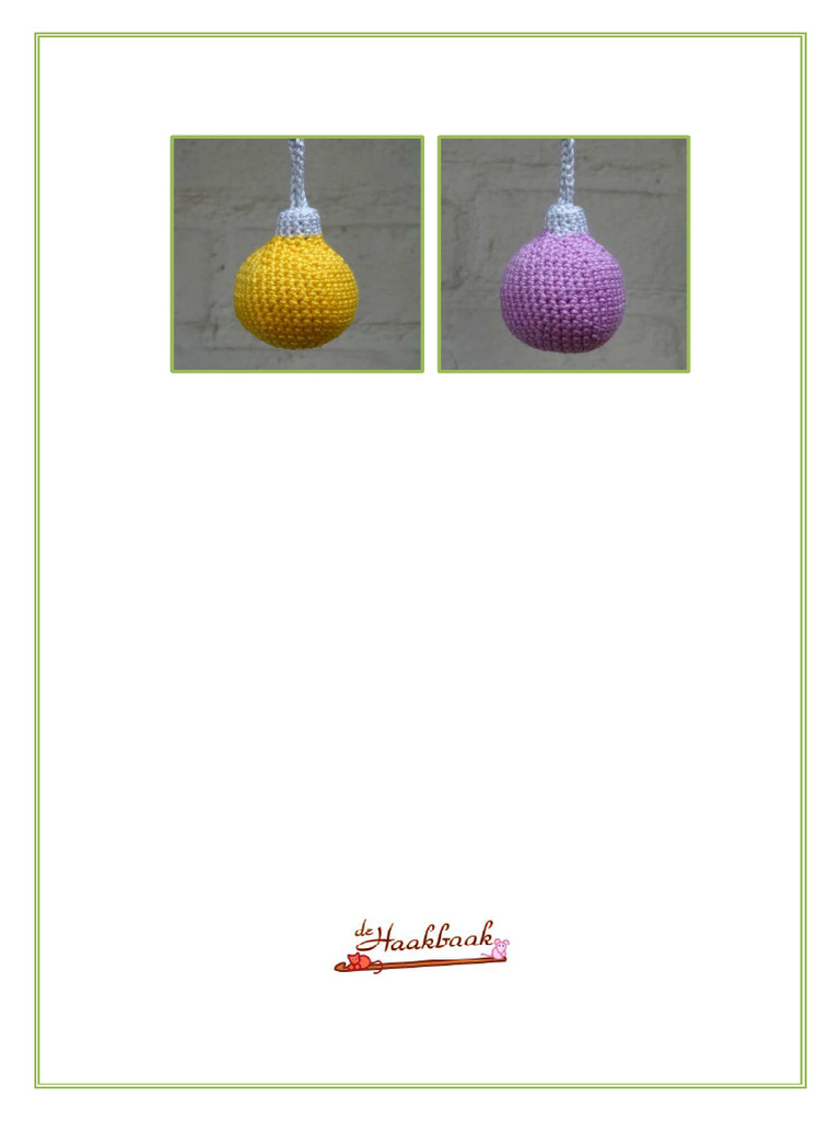 Christmas Tree Bauble Round | PDF