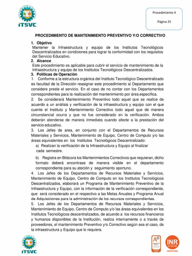 Manual de Mantenimiento | PDF