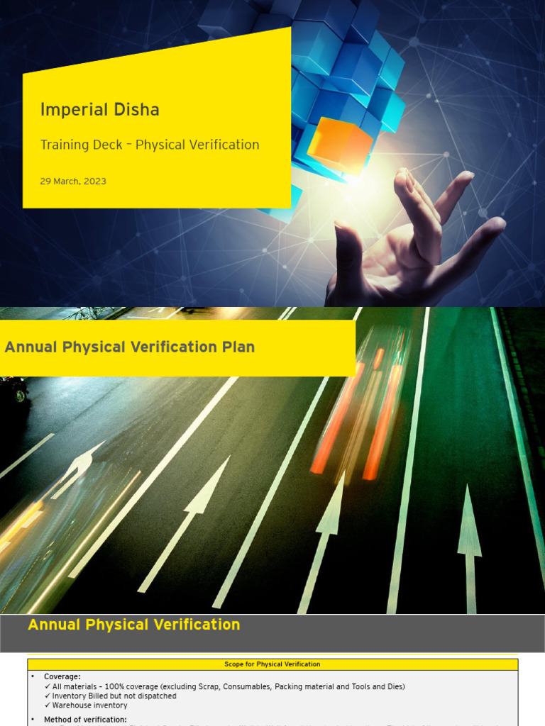 Imperial Disha - Training Deck - March Physical Verification - V3 | PDF | Inventory | Audit
