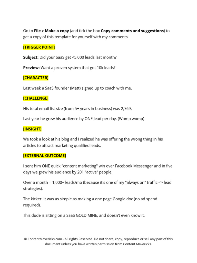 900 Word Email Template | PDF