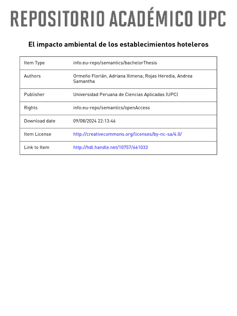 Impact o | PDF | Sustentabilidad | Residuos