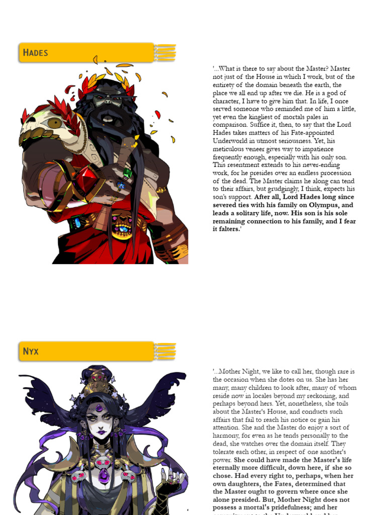 Hades Codex | PDF | Hades | Twelve Olympians