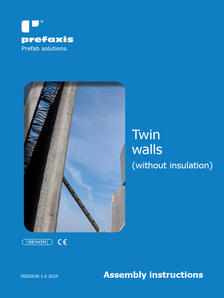 2024-Twin Wall Assembly Instructions | PDF | Materials | Building Materials