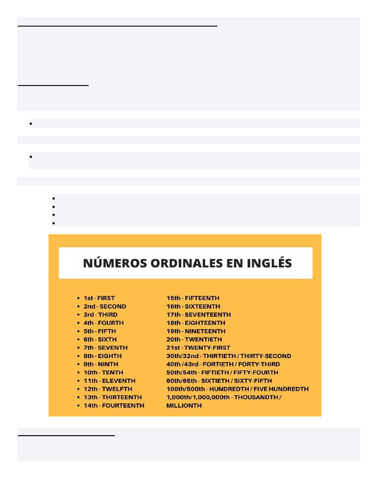 The Numbers From One Thousand From One Million | PDF