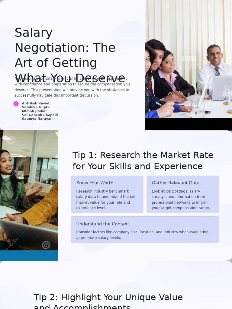 Team1 IBC Final Presentation | PDF | Salary | Mindset