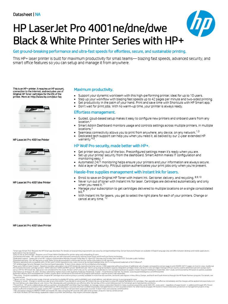 hp specs | PDF | Printer (Computing) | Office Work