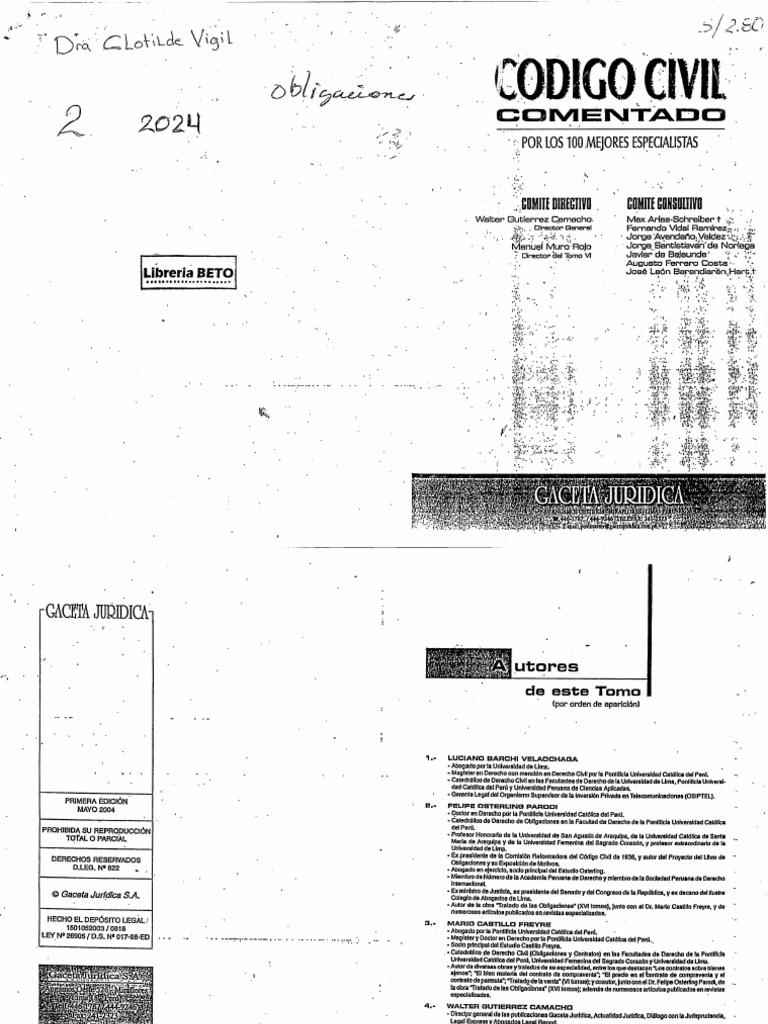 Codigo civil comentado | PDF