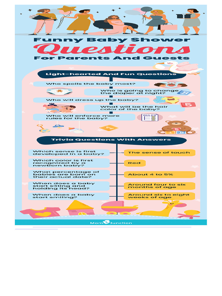 Infographic Baby Shower Trivia Questions | PDF | Wellness