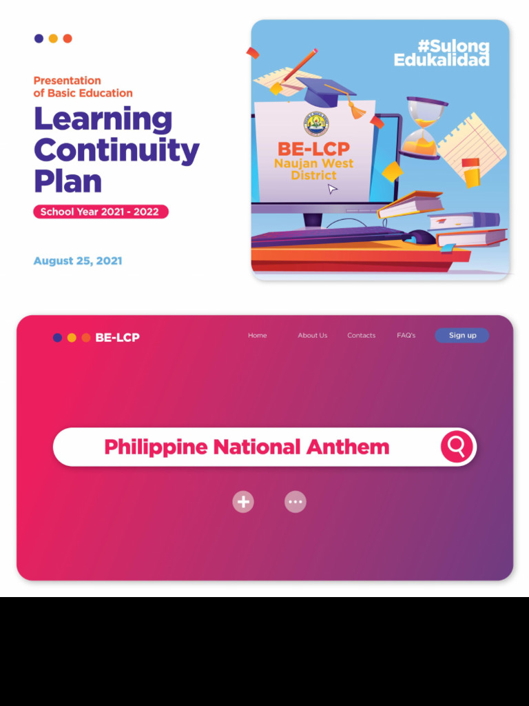 Presentation of BE LCP - Naujan West | PDF