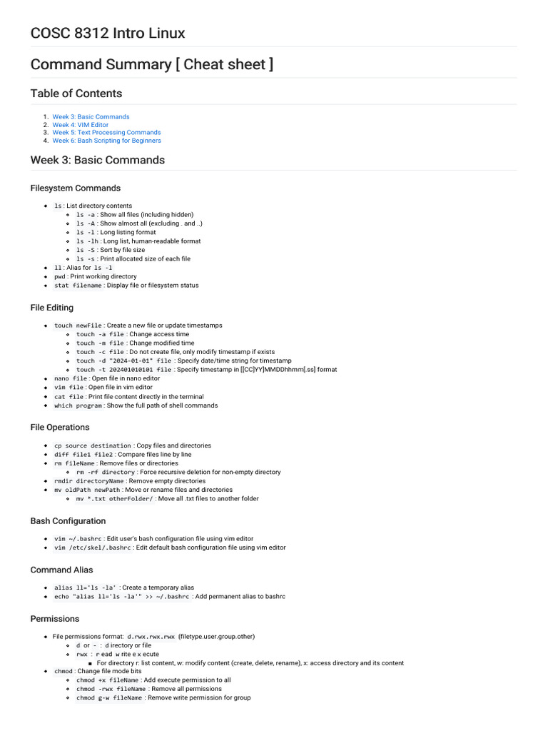 Mid prep Linux | PDF | Computer File | Computer Architecture