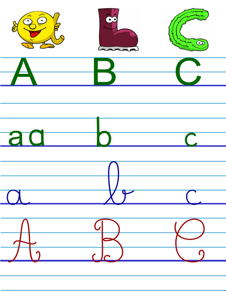 Alphabet Mural Perso Interligne Plus Clair | PDF