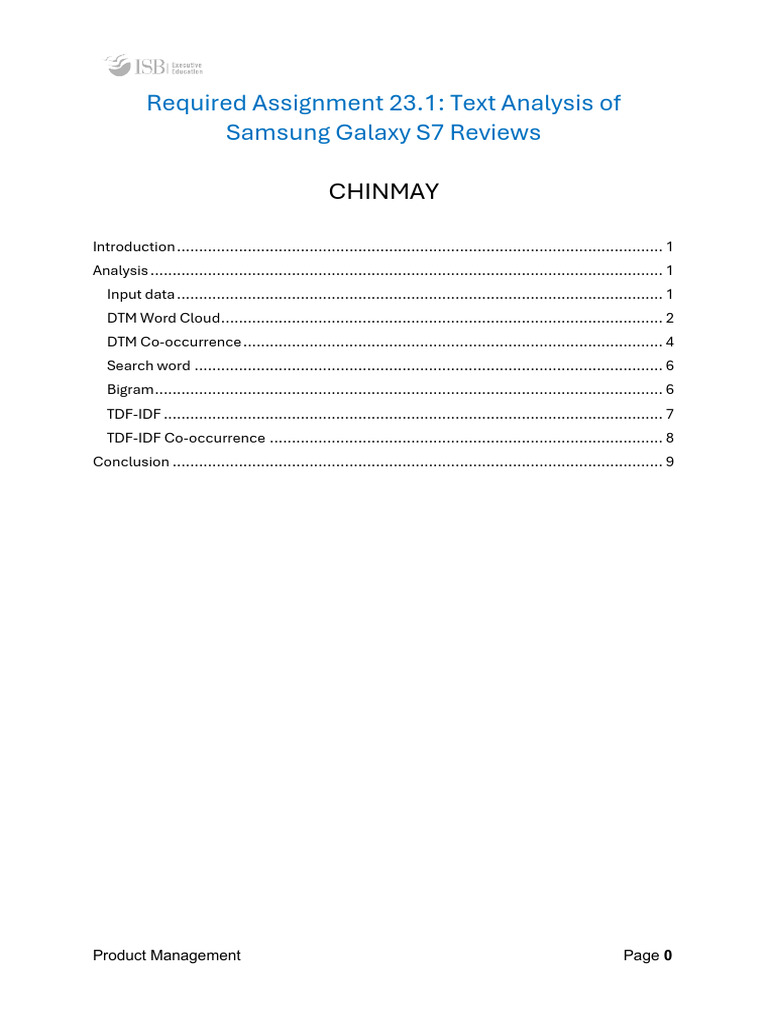 Isbpm Assignment 23.1 Chinmay | PDF
