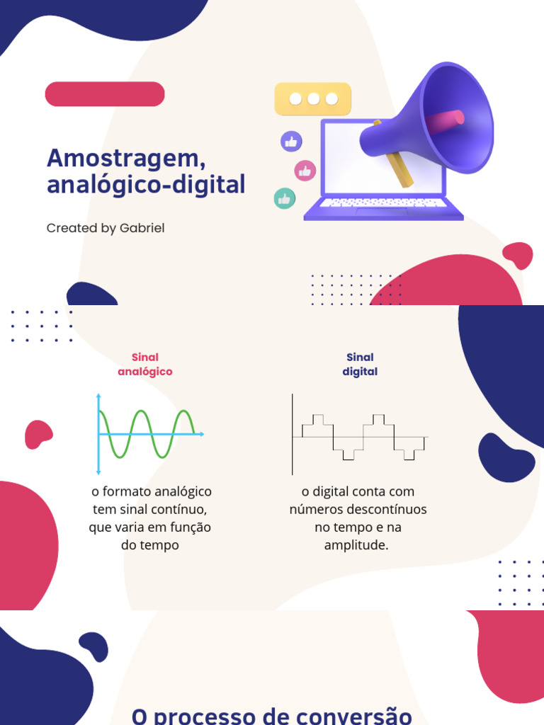 Amostragem, Analógico-Digital | PDF