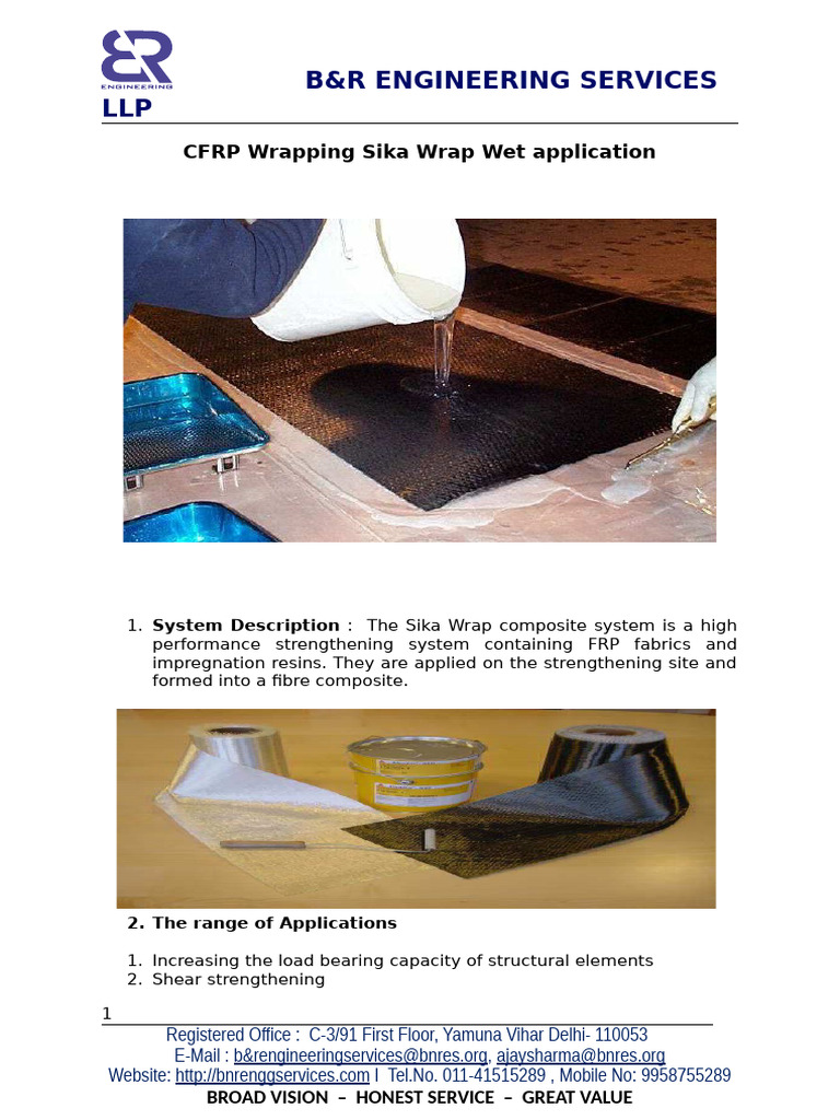 CFRP Connector | PDF | Concrete | Epoxy