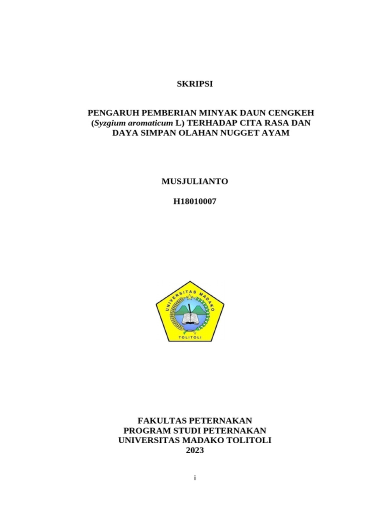 Skripsi Anto (Fix) | PDF
