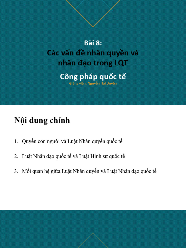 Nhân Đạo, Nhân Quyền - CLC | PDF