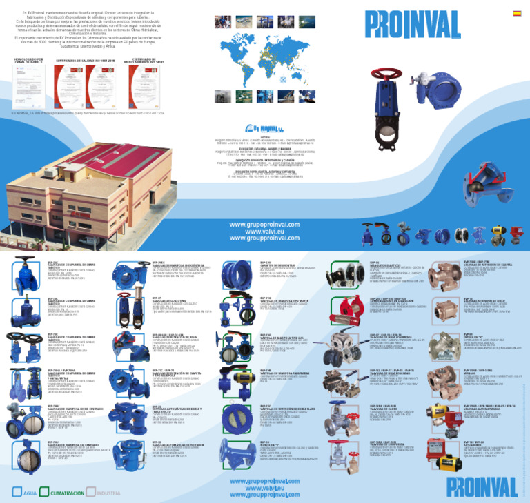 Triptico Proinval Cast 2012 | PDF | Acero | Materiales de construcción