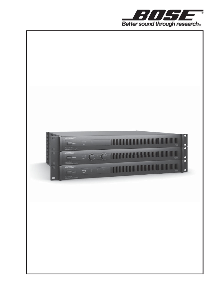 powershare | PDF | Amplifier | Equalization (Audio)