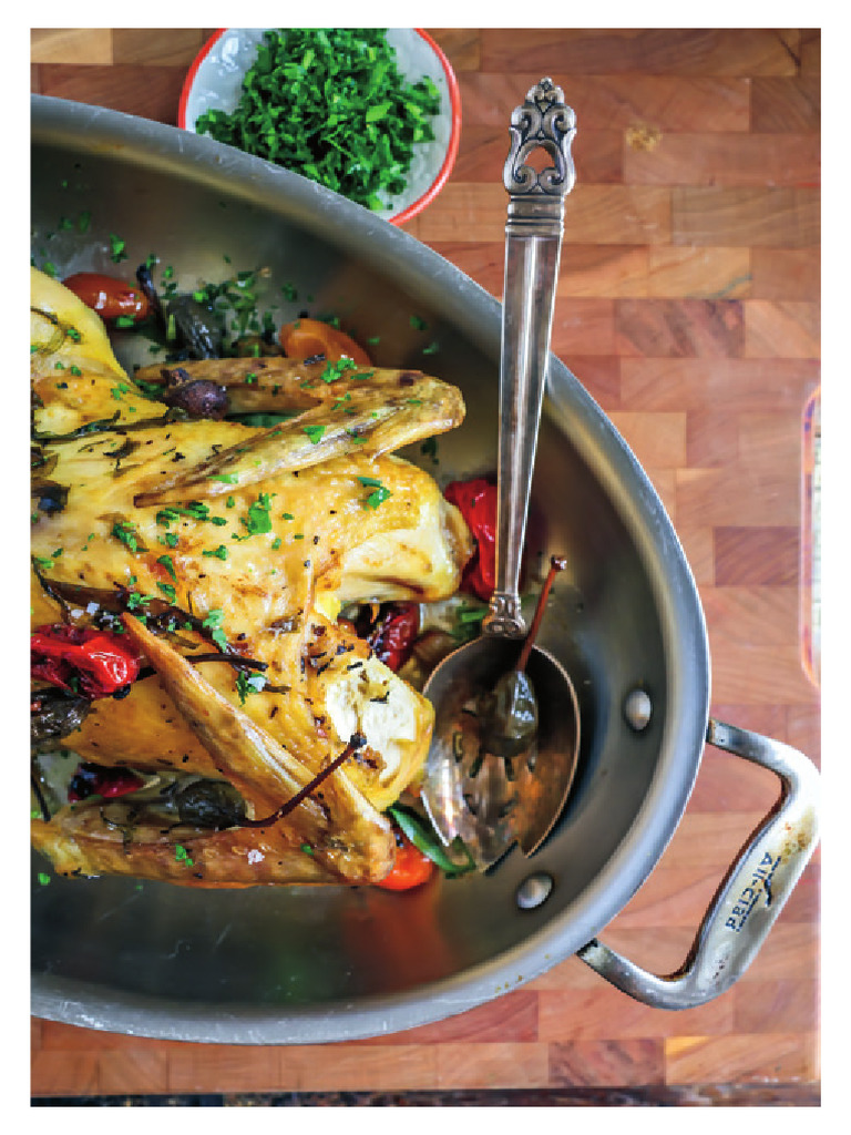 Chile, Clove, and Cardamom: Roast Chicken With Tarragon and Capers | PDF | Foods | Western Cuisine