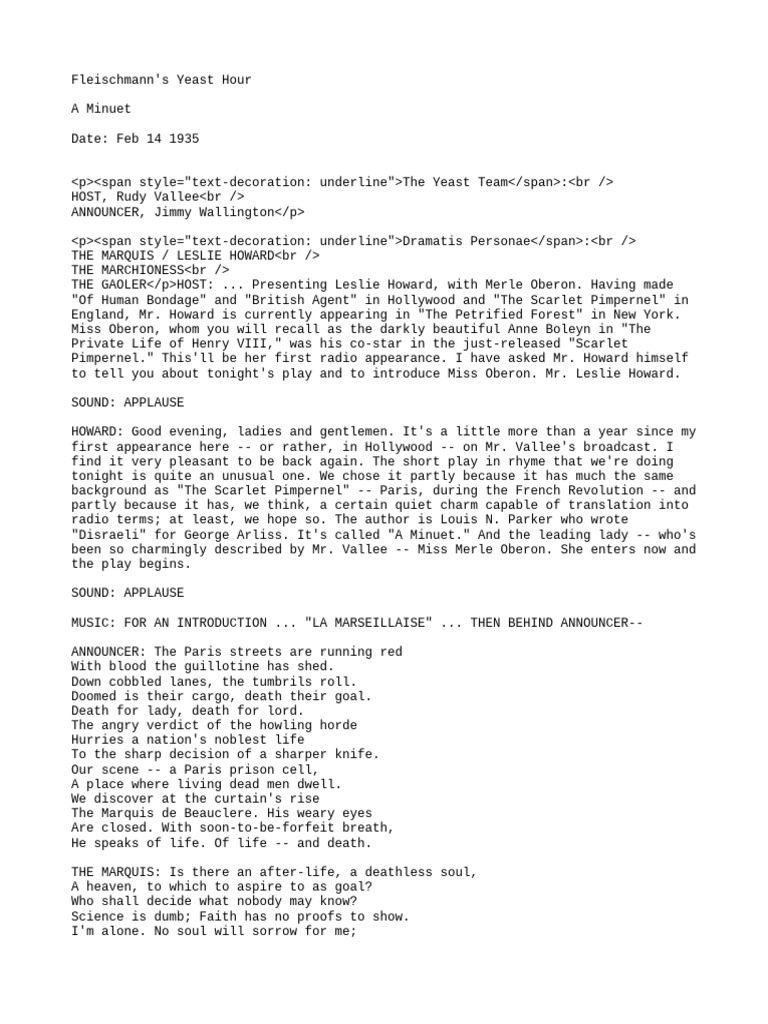 Generic Radio Workshop Radio Script 4XNXNY5OWO | PDF | Classics