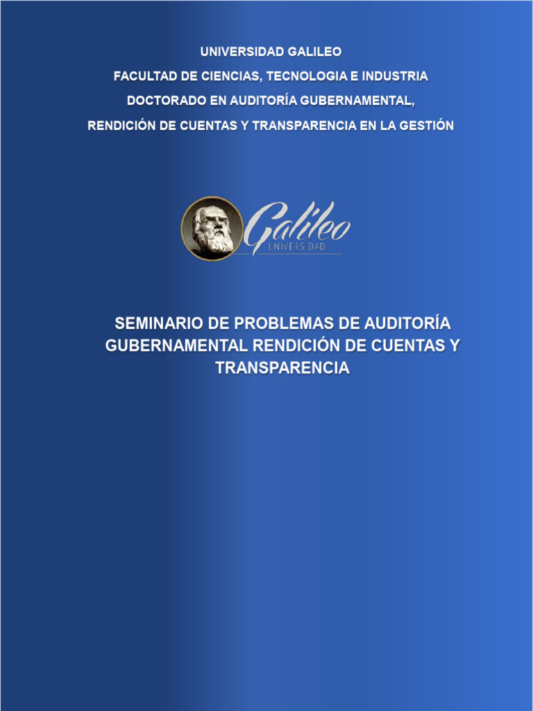 Seminario de Problemas 2023 | PDF | Auditoría | Responsabilidad