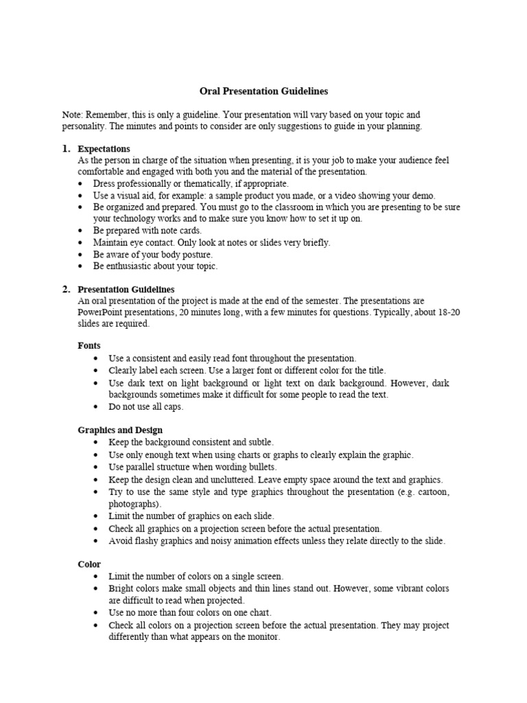 Presentation Guidelines Pdf Graphics Cognitive Science