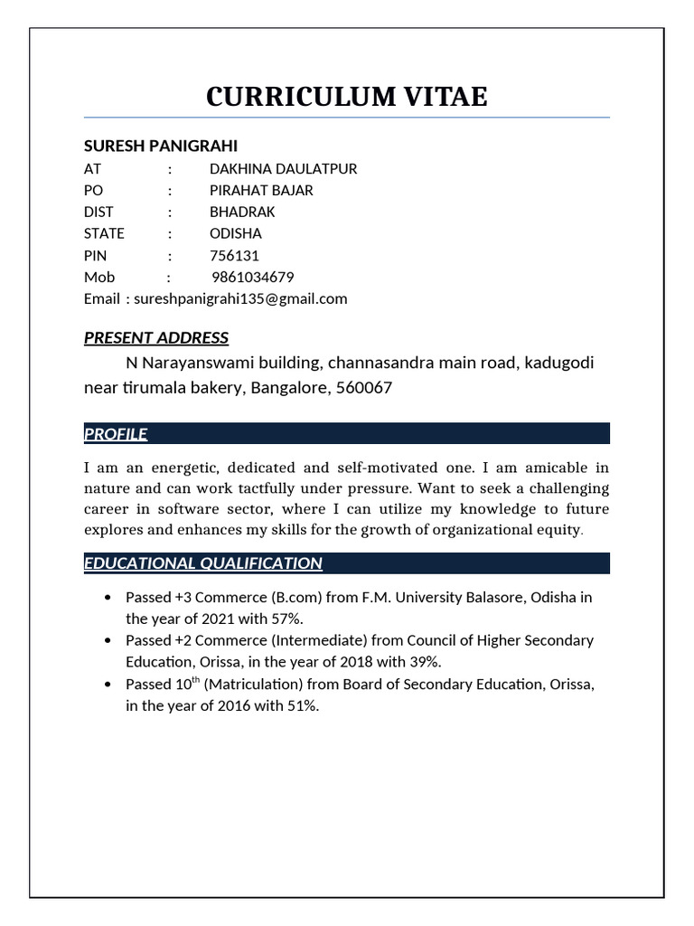 Suresh Resume | PDF