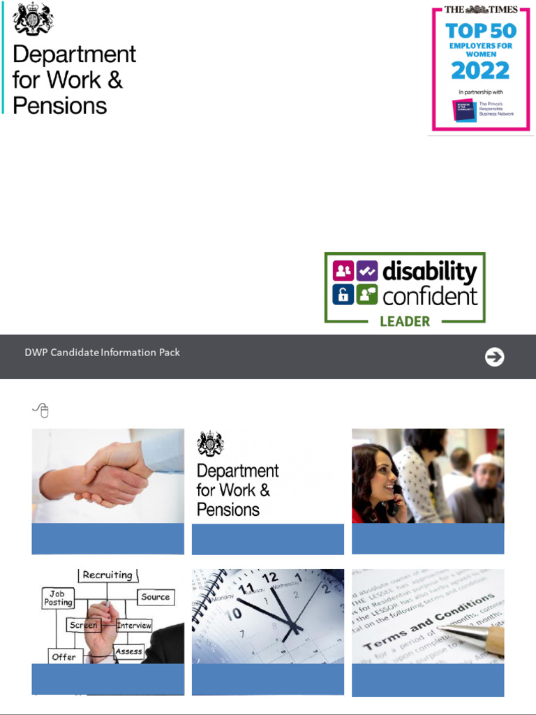 DWP Executive Officer Roles | PDF