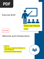 Table-Top Exercise (TTX) | PDF | Fire Safety | Safety