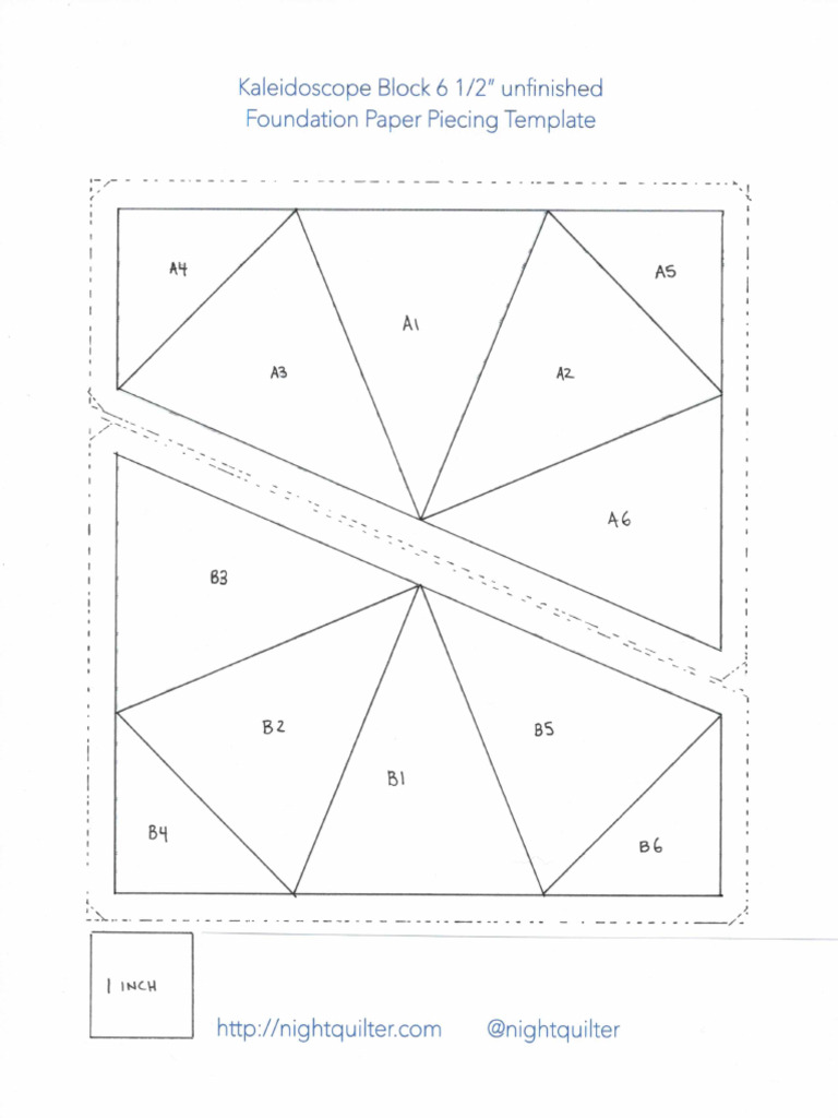 Kaleidoscope Hand Drawn Fpp Template | PDF