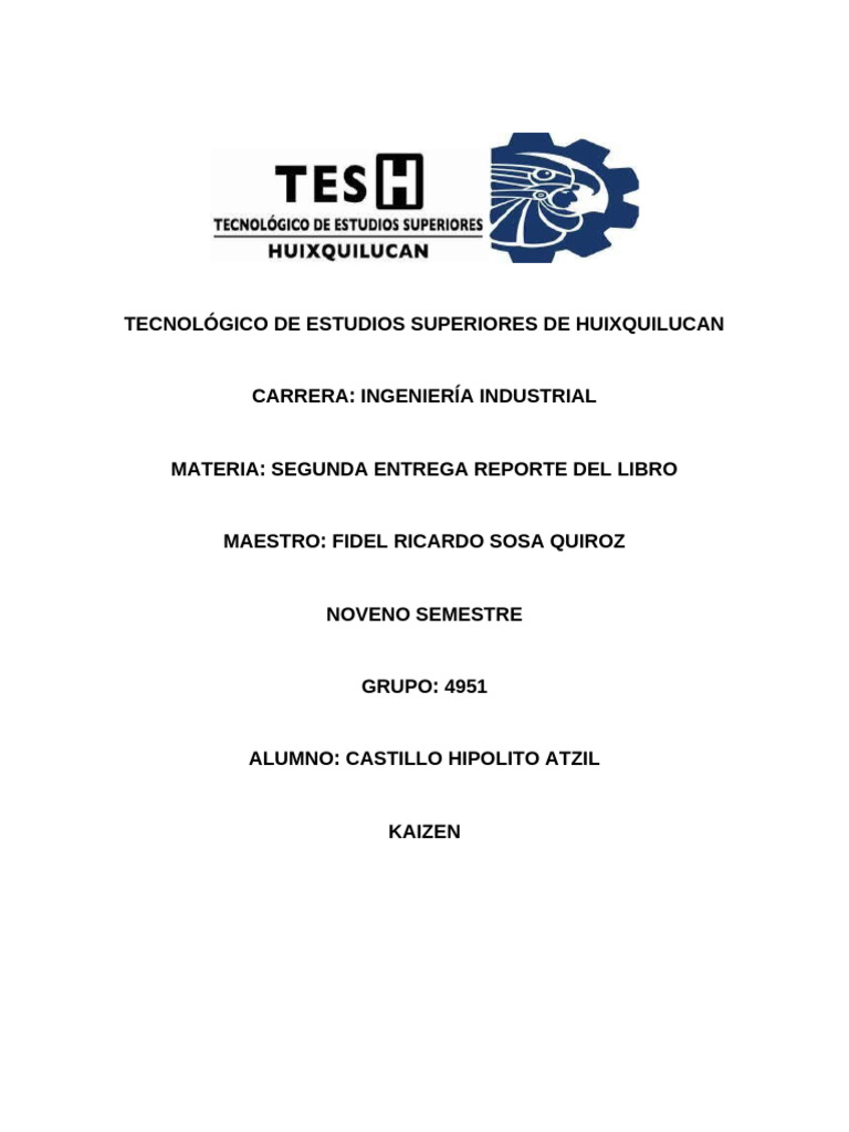 Tecnológico de Estudios Superiores de Huixquilucan | PDF | Calidad ...