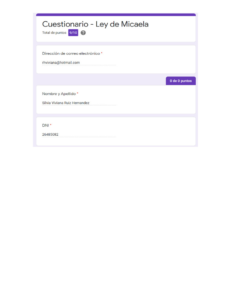 Cuestionario Ley Micaela | PDF