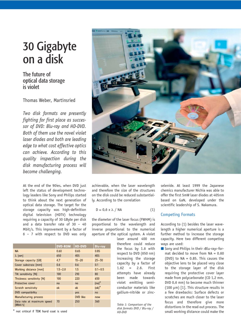 Introduction To CD and Cd-Rom (July 2003) | PDF