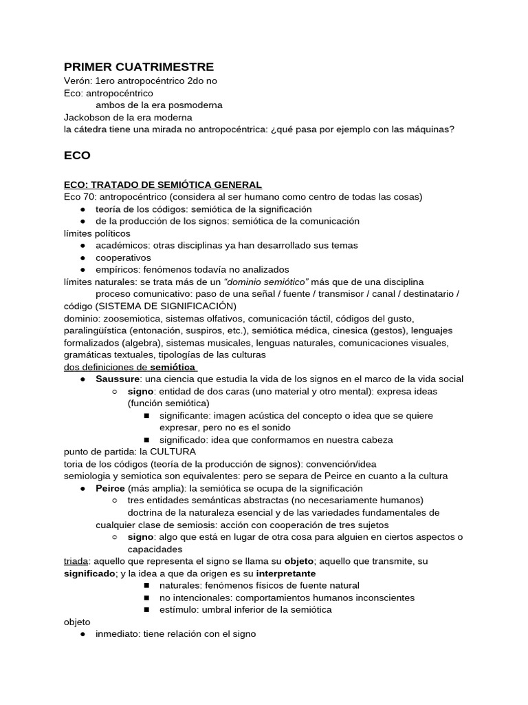 Resumen Final Semio | PDF | Semiótica | Internet