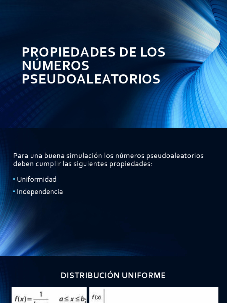 2-1.Pruebas de numeros Pseudoaleatorios | PDF | Diferencia | Teoría ...